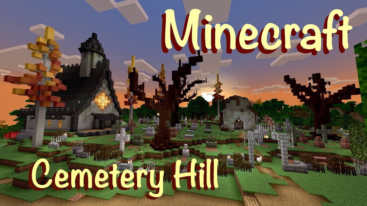 A Spooky Cemetery and Church! (Minecraft Survival Letsplay) (Bedrock ...