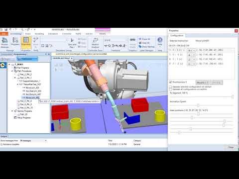 Instruction Properties - using ArcWelding PowerPac - YouTube