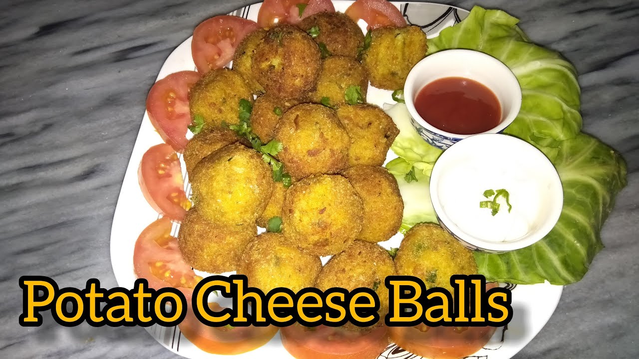 Potato Cheese Balls Recipe | Cheese Balls | Crispy & Cheesy Potato ...