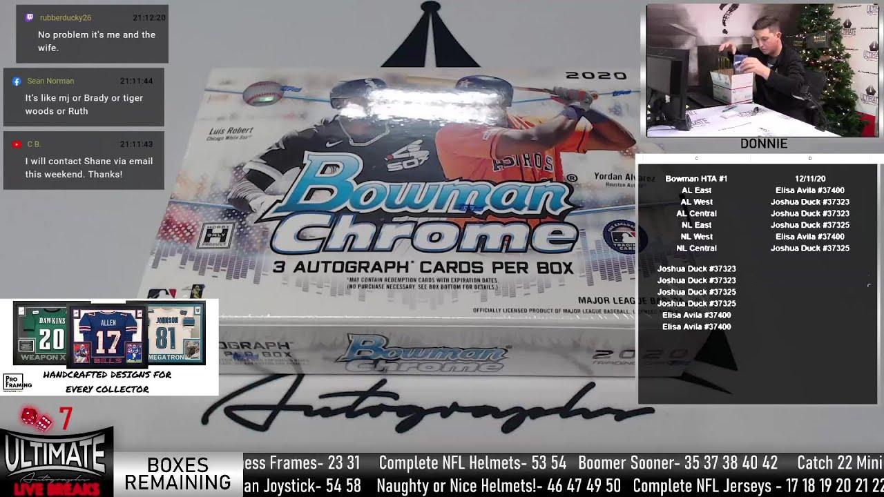 Ultimate Autographs Live Breaks! - YouTube