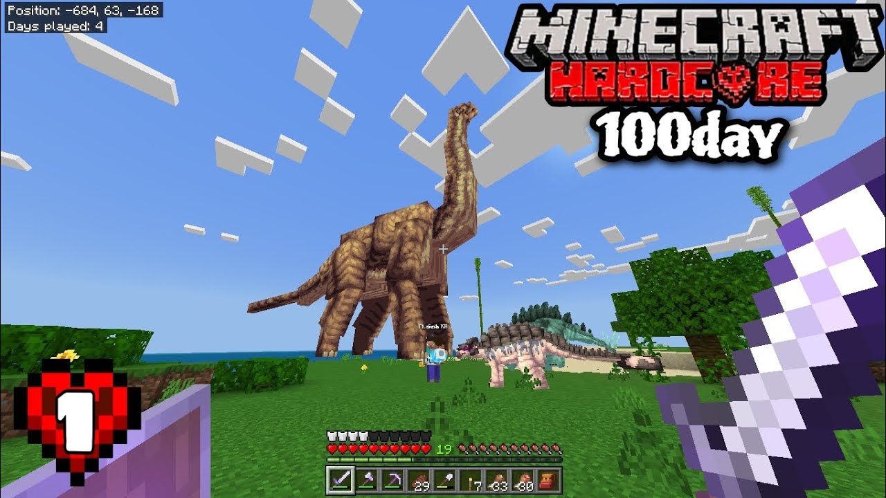 I Survival in Minecraft Dinosaurs | Day 1 - YouTube