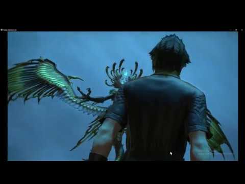 FFXIV x FFXV - Garuda Fight - YouTube