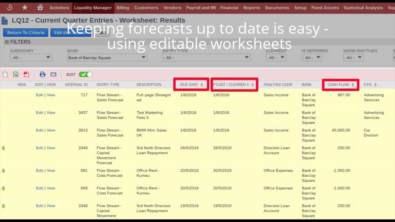 Cash Flow for NetSuite Sales Video v1 - YouTube