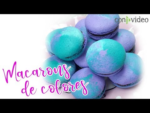 Macarons: Técnica para pintar en 3 colores. - YouTube