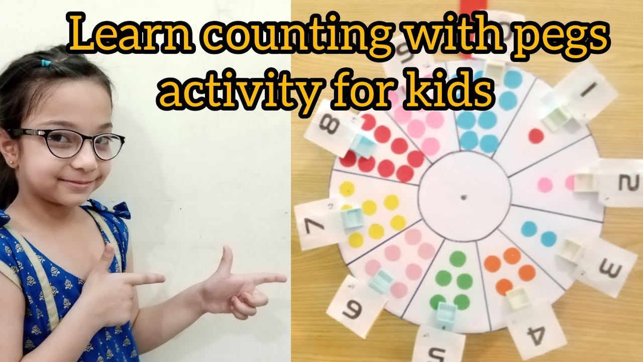 #Learncounting#learn counting with pegs activity by savian students ...
