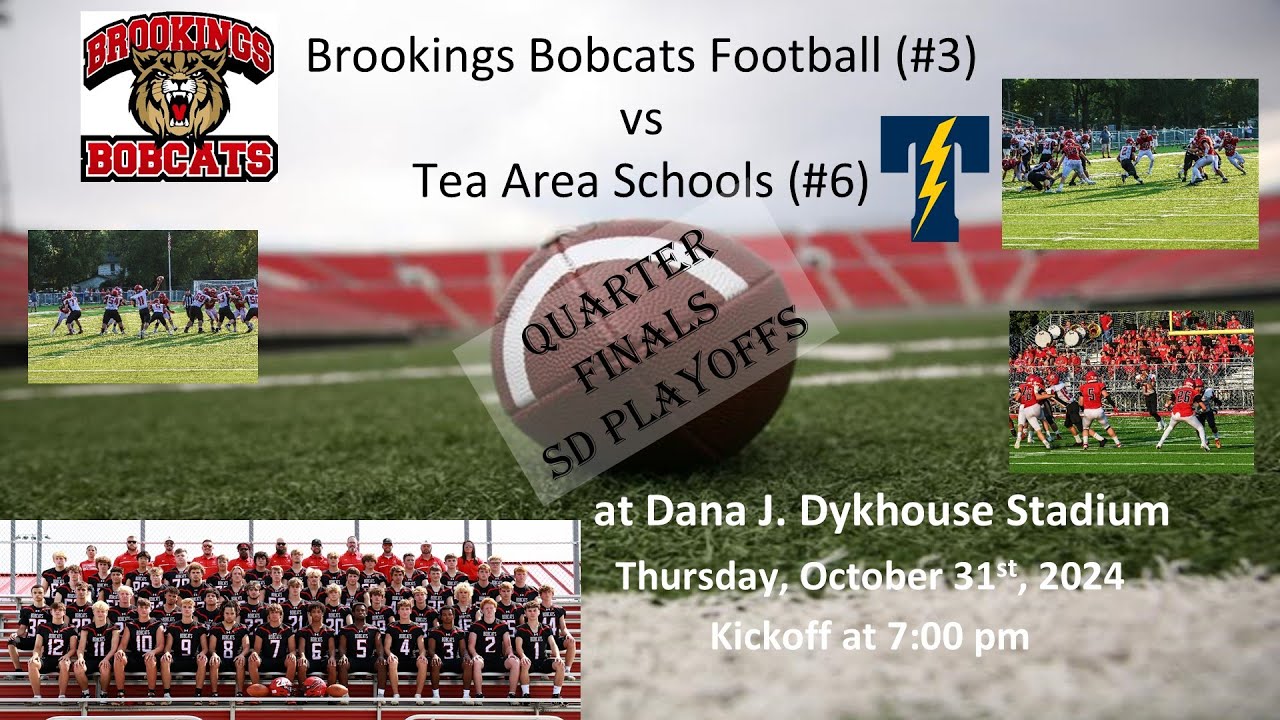 BHS Bobcats Football vs Tea Area Schools Titans (FB) 10.31.24 - YouTube