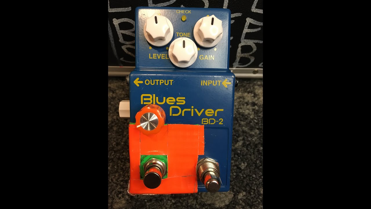 BD 2 Passive Volume Mid Boost Cut Mod Demo - YouTube