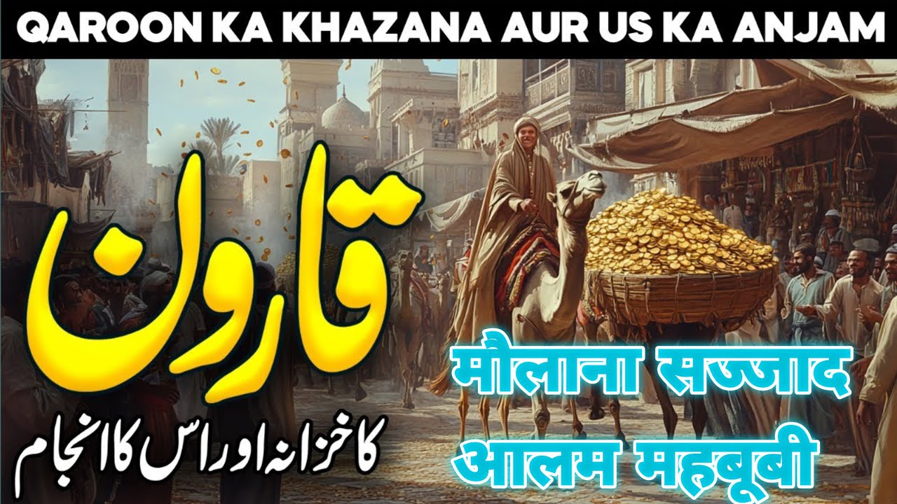 Karoon ka khazana aur uska Bura anjam,قارون کا خزانہ اور اس کا برا ...