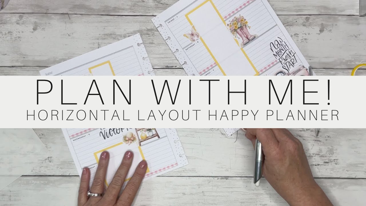 Plan With Me! | Classic Happy Planner Horizontal Layout | June 3-9 ...