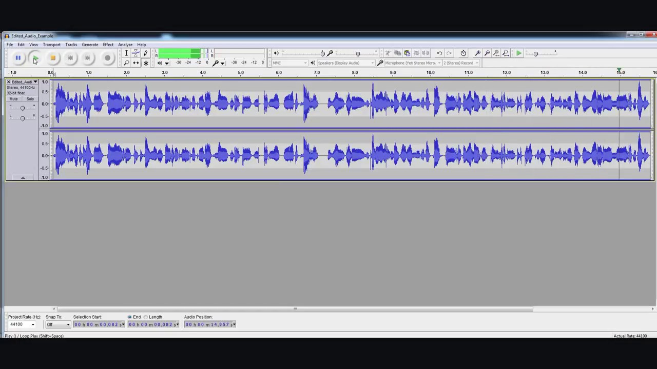 Edit Your Audio Like a Pro using Audacity - YouTube