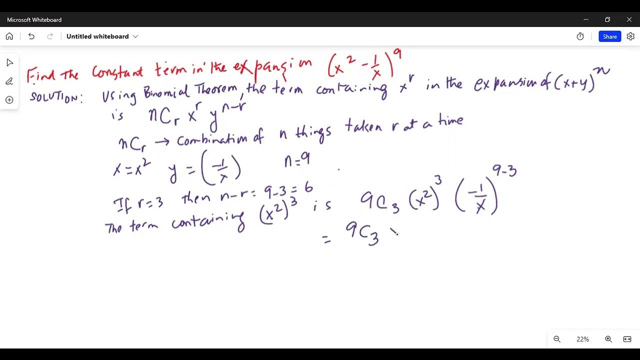 Constant Term In Binomial Expansion YouTube constant-term-in-binomial-expansion-youtube