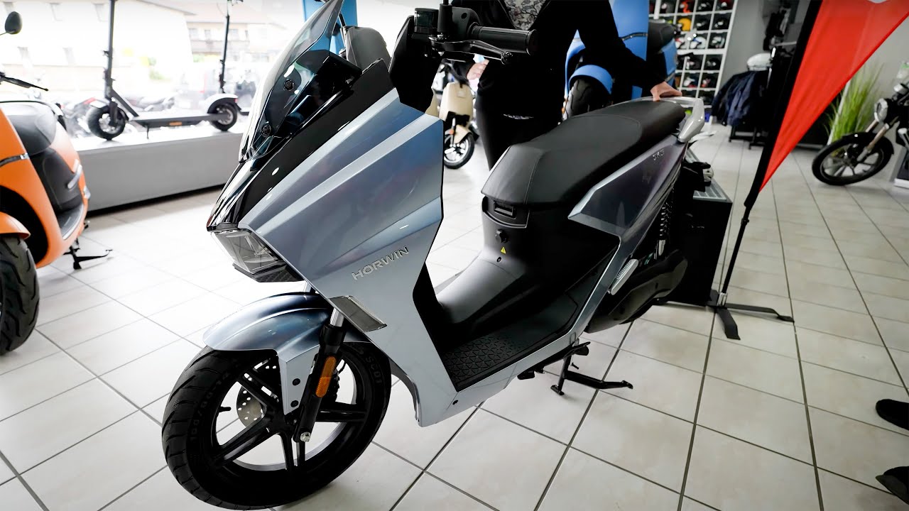 E-Roller in Racing Optik: Bis 90km/h. Horwin SK3. Review 2023 - YouTube