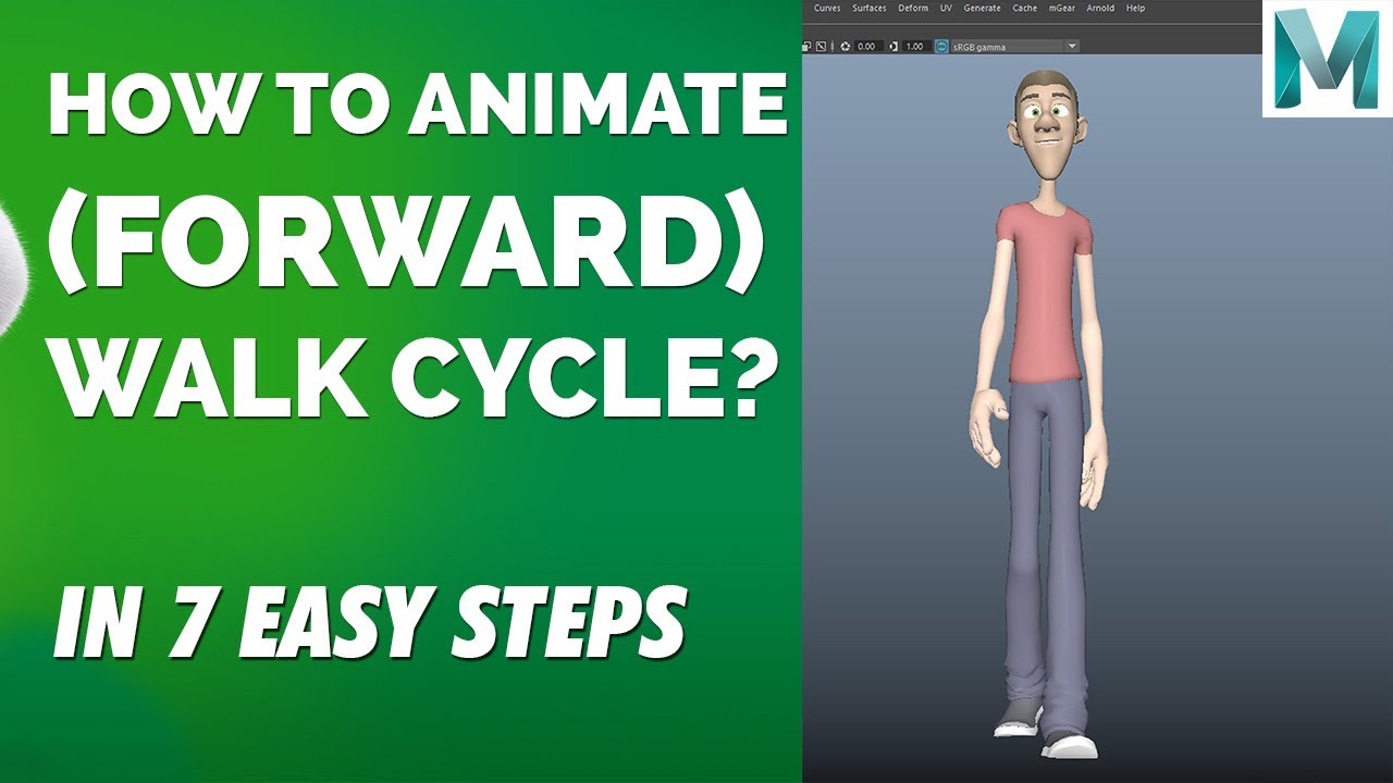 How To Animate Forward Walk Cycle | Learn Animation | Animation Class ...