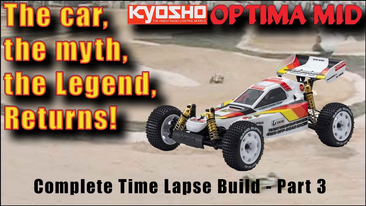 Kyosho Optima Mid Re-Release Time Lapse Build - Part 3 - YouTube