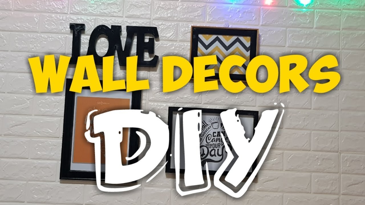 FAST & EASY WALL DECORS DIY/ BLACK FRAMES/ FROM SIMPLE TO FABULOUS ...