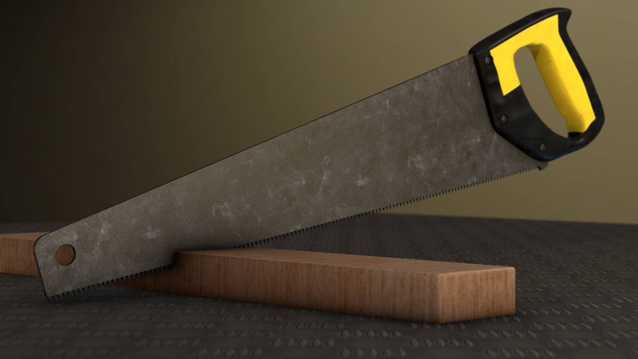 Speed Model of a Wood Saw | Blender to Element 3D - YouTube