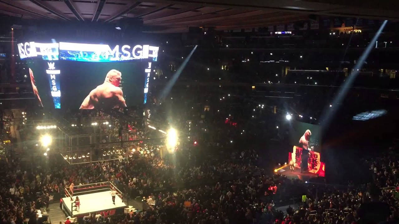 WWE LIVE MSG 2015 REACTION!! - YouTube