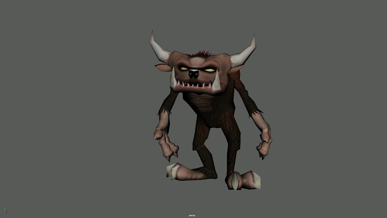 Glark Animation Test 2 - Turning Left Playblast [CT5MED3D] - YouTube