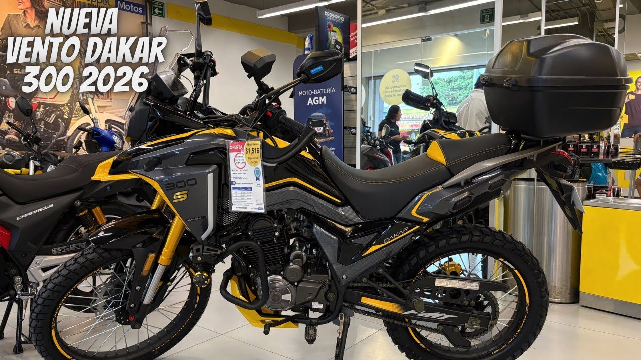 Nueva Vento Dakar 300 2026🤯 // Nuevo Modelo😬 // Nuevos Cambios que ...