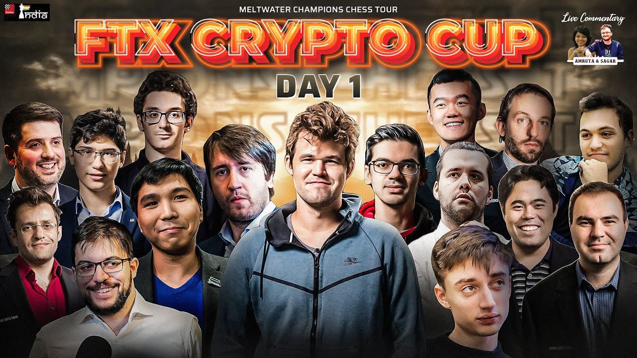 FTX Crypto Cup Day 1 | ft. Carlsen, Nepo, Giri & top 10 in the world ...
