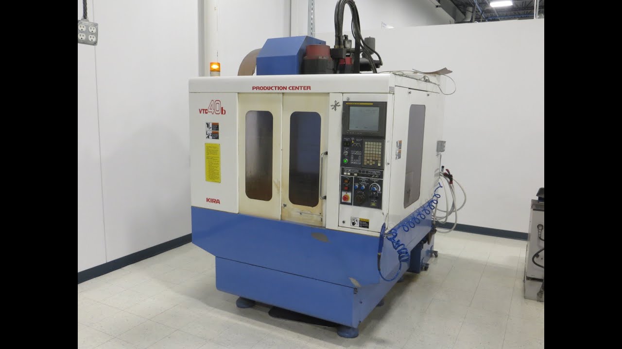 Kira VTC40B CNC Vertical Machining Center with Fanuc 21i-M CNC Control ...