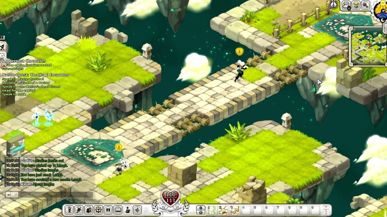 Wakfu quest for emotes part 1 (Incarnam) - YouTube