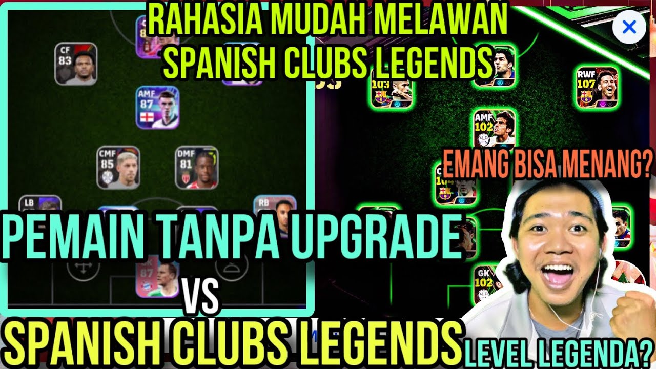 COBA LAWAN LEGENDA TERKUAT LIGA SPANYOL, SPANISH CLUBS LEGENDS ...
