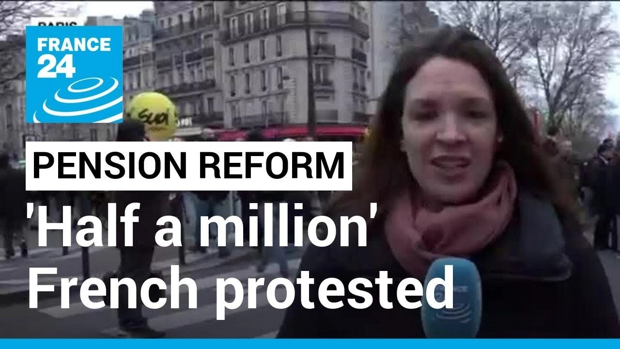 France pension reform strikes: Thousands take to the streets in Paris ...