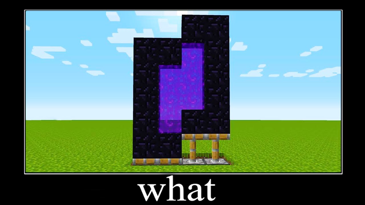 cursed nether portal ?? - YouTube