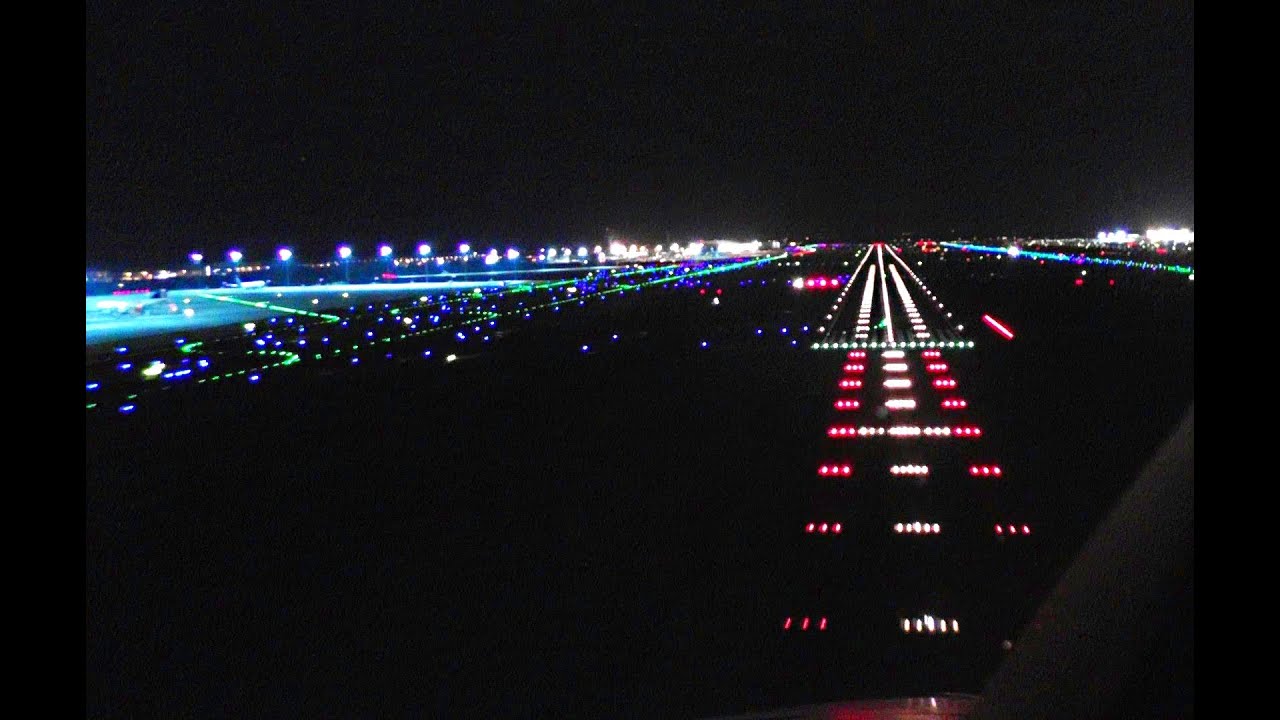 Windy Night Landing - Cockpit 737 [FullHD] - YouTube