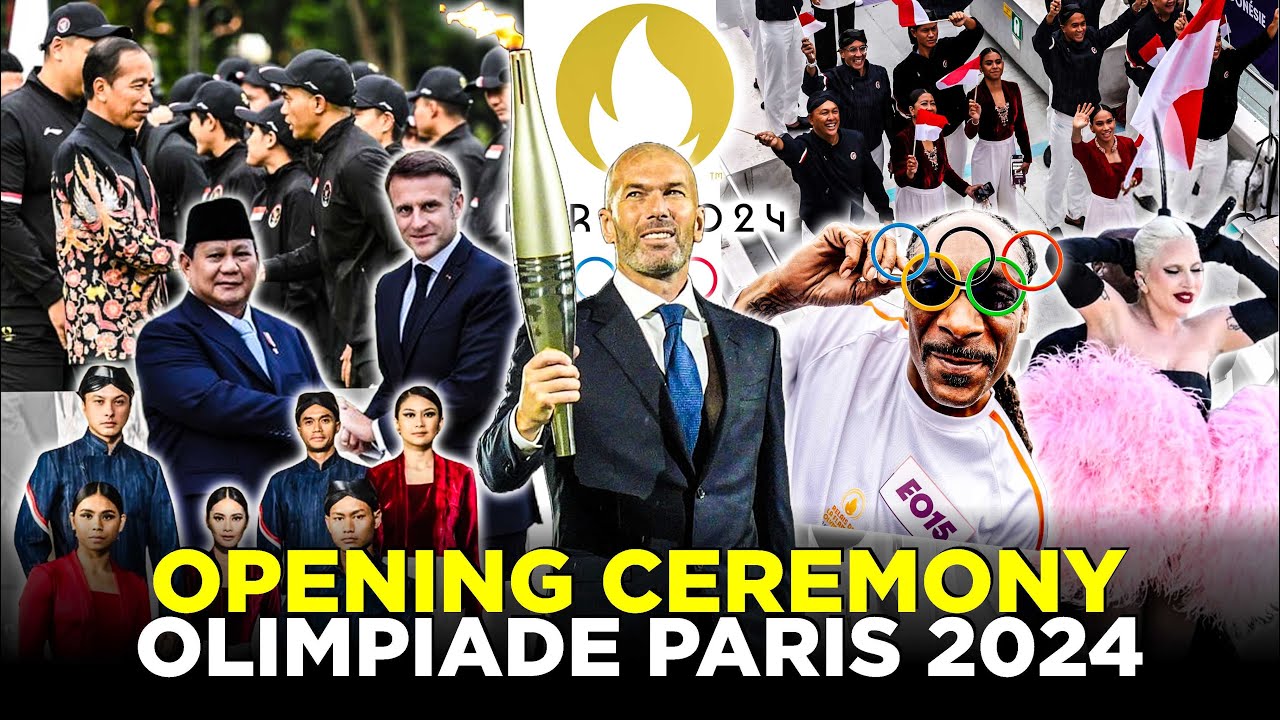 OPENING CEREMONY OLIMPIADE PARIS 2024 PALING BEDA DALAM SEJARAH! - YouTube