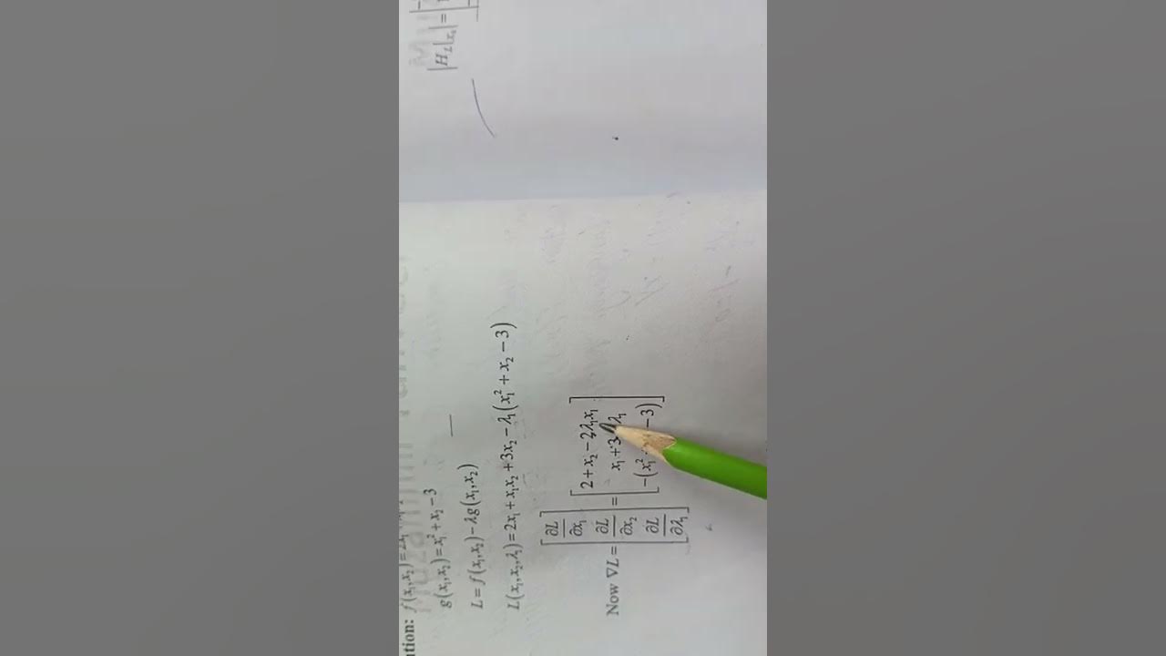 lecture no 23 theory of optimization topic: Newton raphson method of ...