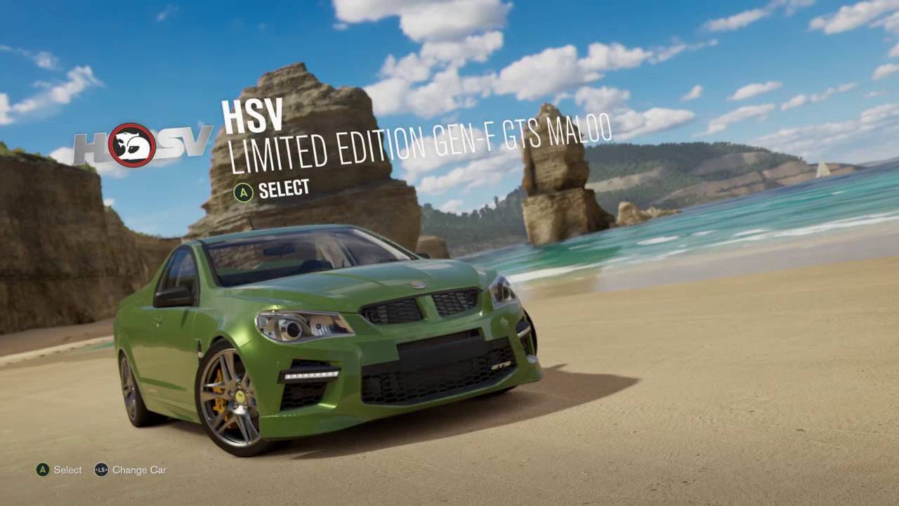 FORZA HORIZON 3 - HSV LIMITED EDITION GEN-F GTS MALOO - YouTube