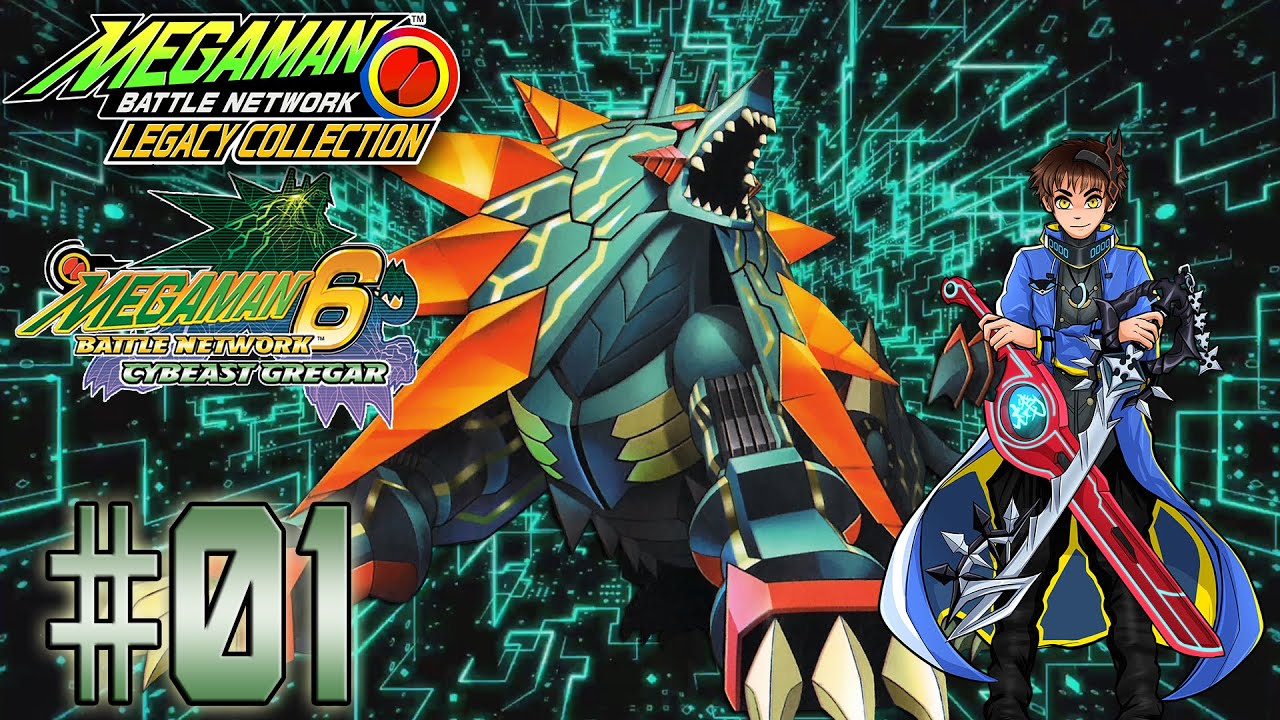 Megaman Battle Network 6 Cybeast Gregar Legacy Playthrough with Chaos ...