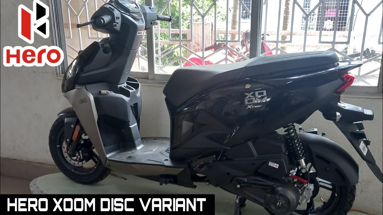 Hero Xoom 110 Disc Variant | Hero Xoom Black Colour - YouTube