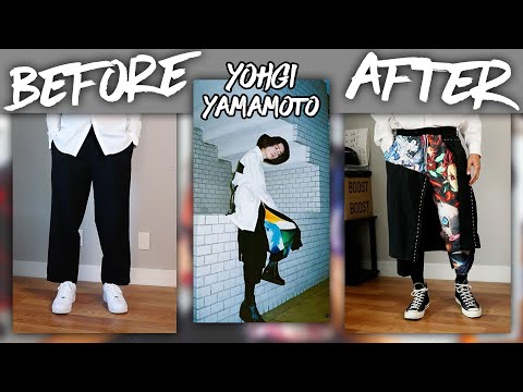 DIY | Custom DEMON SLAYER Yohji Yamamoto Wrap Pants | JULIUS