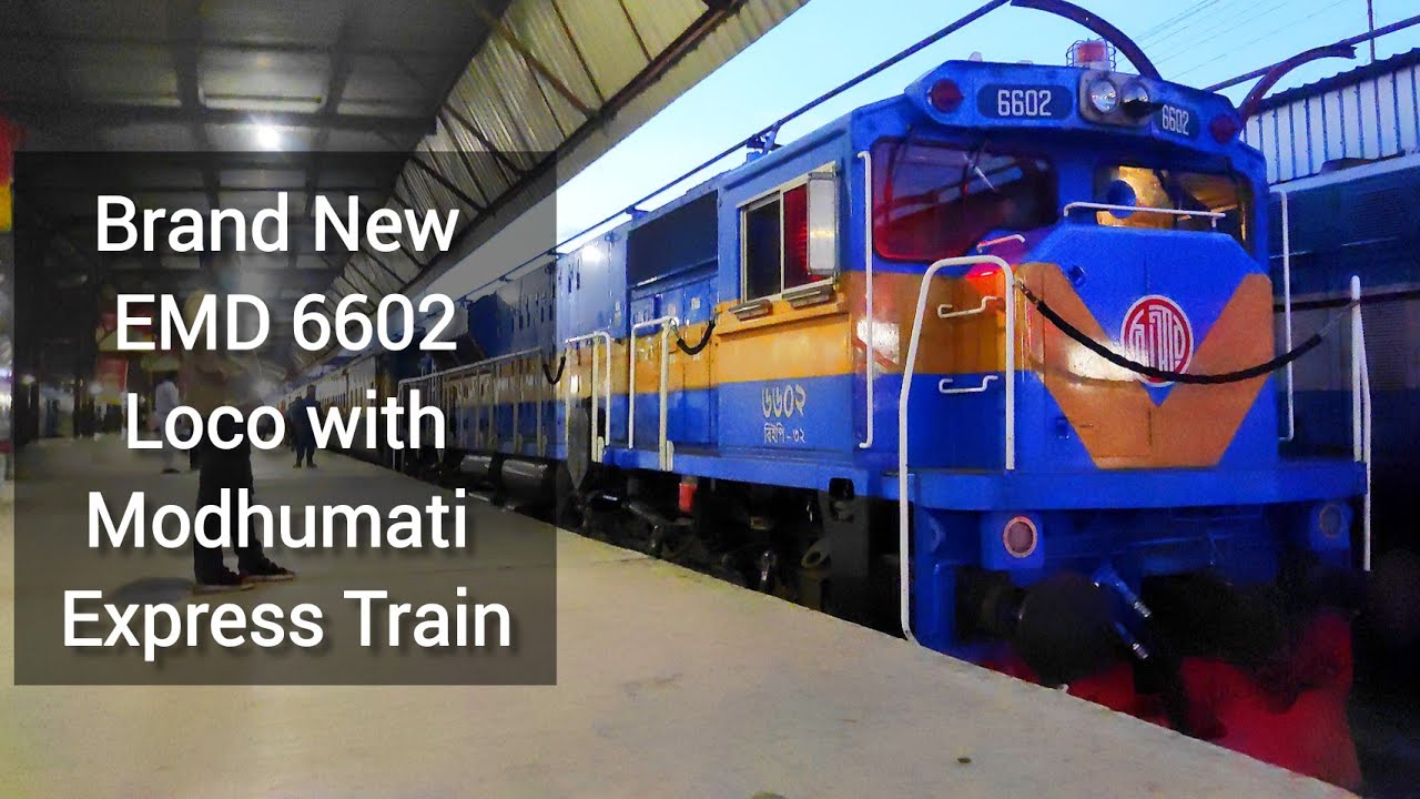 Brand New American Engine EMD GT42ACL 6602 First time with Modhumati ...
