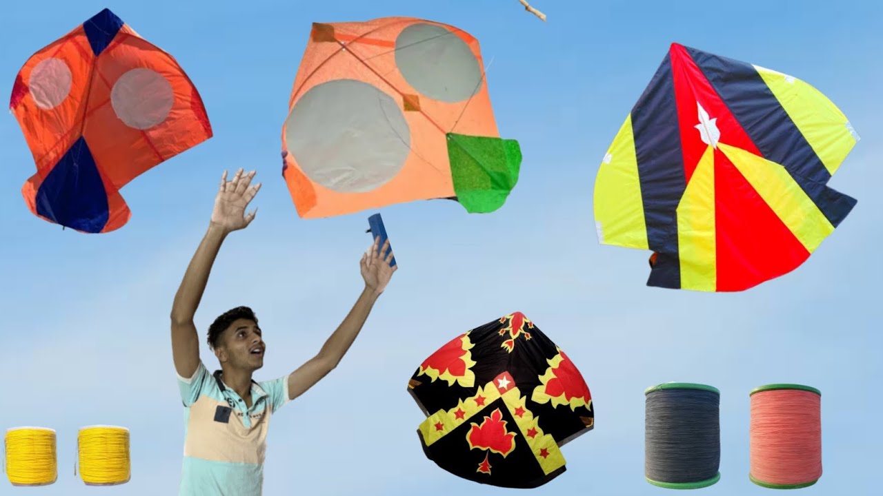 Kite Flying On Sunday With Intresting Rain Kite Flying Vlog Full Enjoy ...