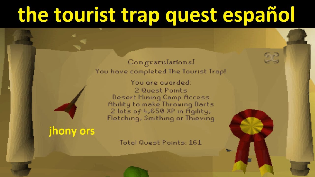 OSRS the tourist trap quest español 2024 - YouTube