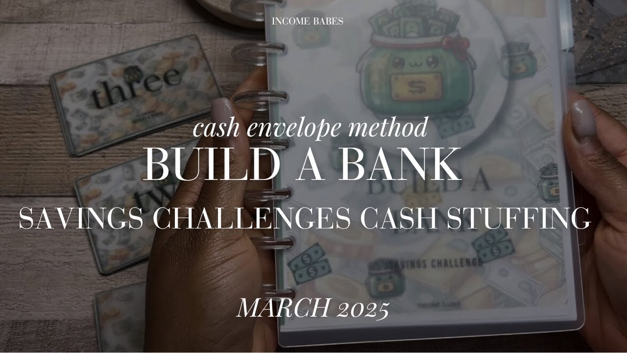 BUILD A BANK Savings Challenge | Cash Stuffing for Beginners | Cash ...