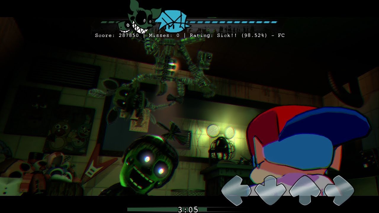 FNF - Vs Five Nights at Freddy's 3 - Fear Forever (by Thunder92) - [FC ...