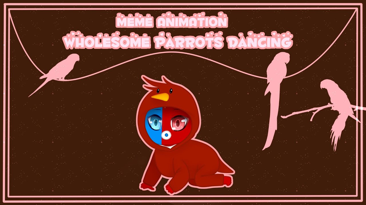 Просто анимация по мему: wholesome parrots dancing meme -Countryhumans ...