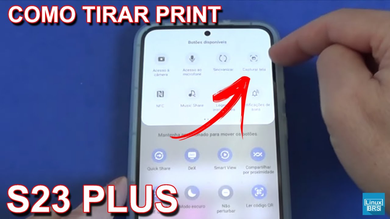Samsung Galaxy S23 Plus - Como tirar print ou capturar tela - Rápido e ...