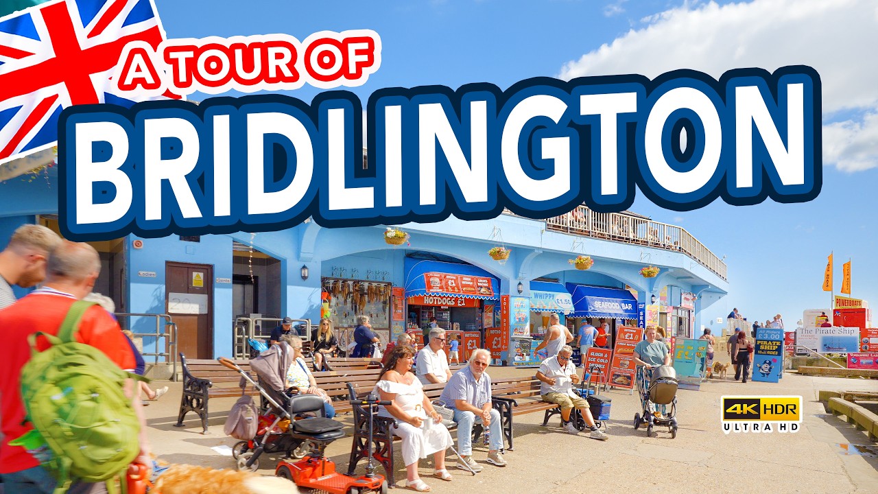 BRIDLINGTON | A tour of seaside holiday town Bridlington England - YouTube