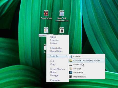 Windows XP context menu demonstration - YouTube