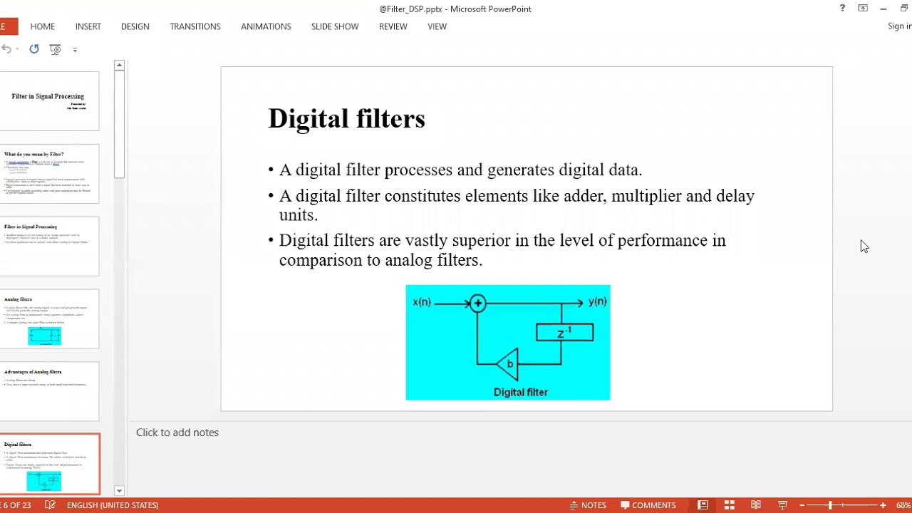 Filter In Signal Processing YouTube Filter In Signal Processing YouTube