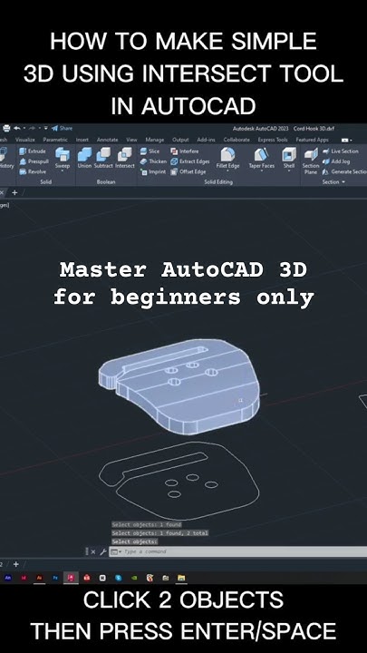 AutoCAD 3D basics #autocad #tutorial #shorts #basic #beginners - YouTube