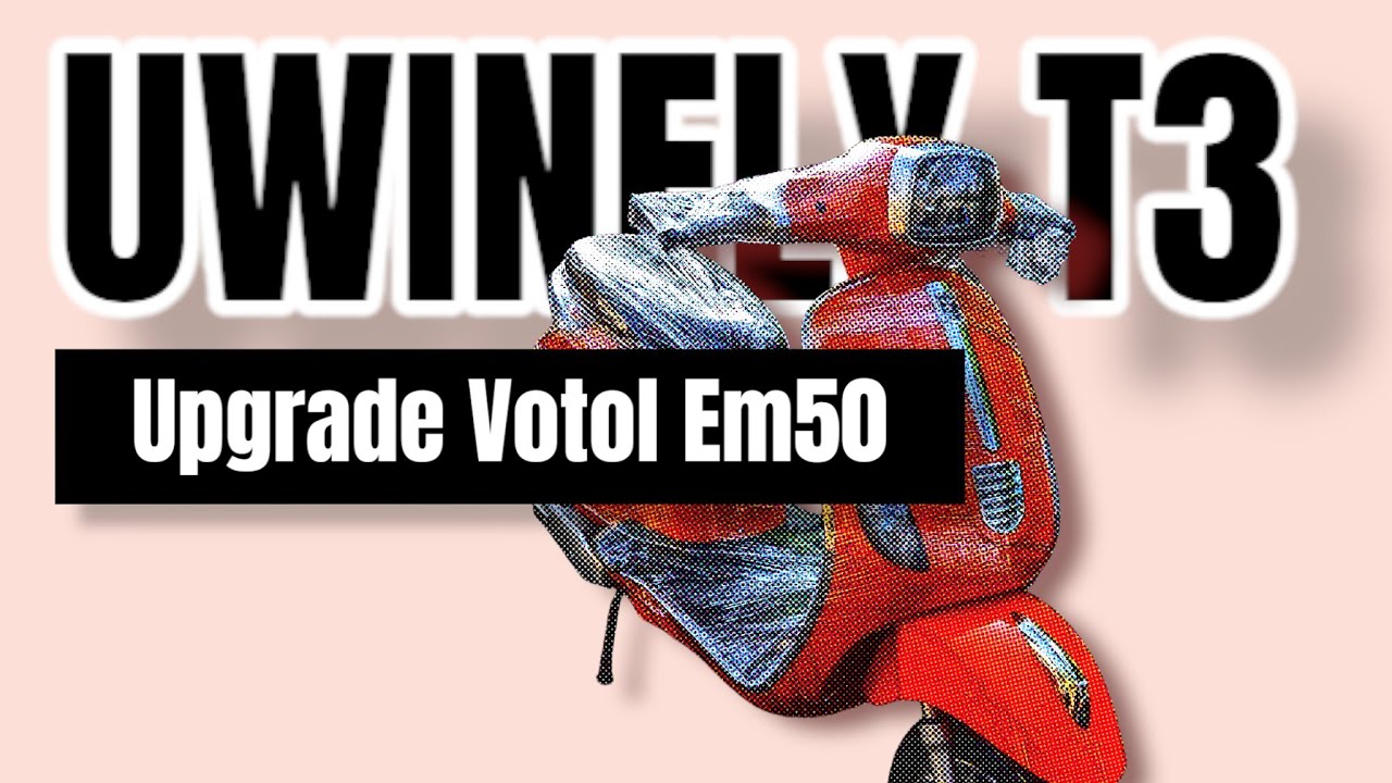 Motor Listrik Uwinfly T3 mirip vespa Upgrade kontroller Votol EM50 - YouTube