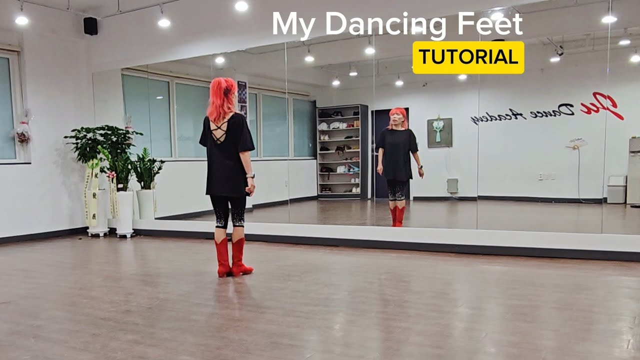 [ju라인댄스] My Dancing Feet Line Dance/Tutorial/스텝설명/#ju라인댄스#ju댄스아카데미 ...