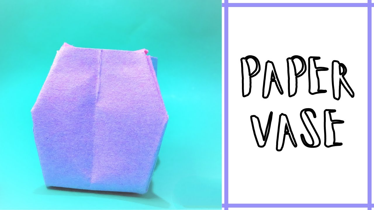 How To Make *Paper Vase*| DIY Origami Paper Vase | HP! Art N Craft ...
